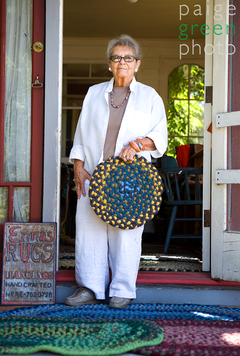 Rug Maker Emma Webber – somewhere between a handshake and two kisses